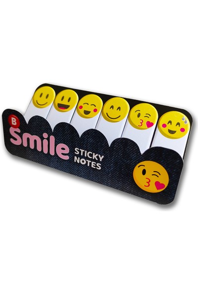 Notyaz Smile B Pembe Set Sayfa Işaretliyici