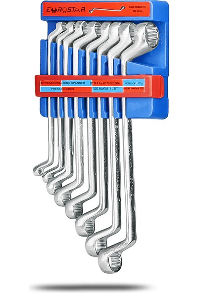 Eurostar Yıldız Anahtar Takımı 8 Parça Yıldız Anahtar Seti