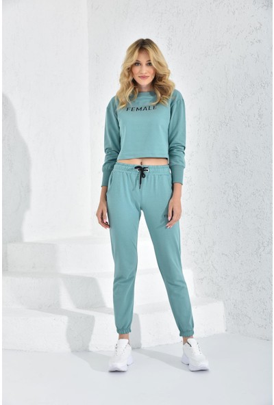 Rodi Kadın Female Baskılı Crop Eşofman Takım RD21YB667000