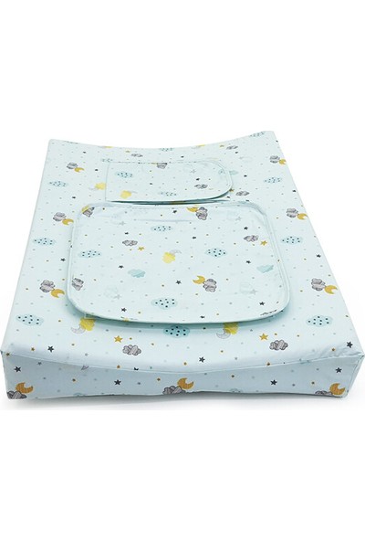 İşbir Bebek Alt Değiştirme Pedi - Yeşil Bulut