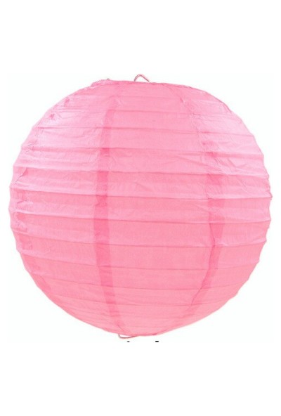 ERPA ToysShop Pembe Renk Kağıt Süs Japon Fener Dekorasyon Asma Süs 30 cm