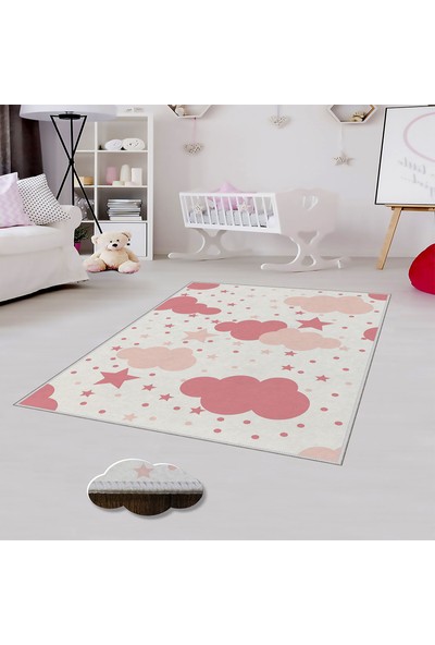 Homefesto Dekoratif Özel Tasarım Yıkanabilir Ince Leke Tutmaz Modern Eğlenceli Çocuk Halısı
