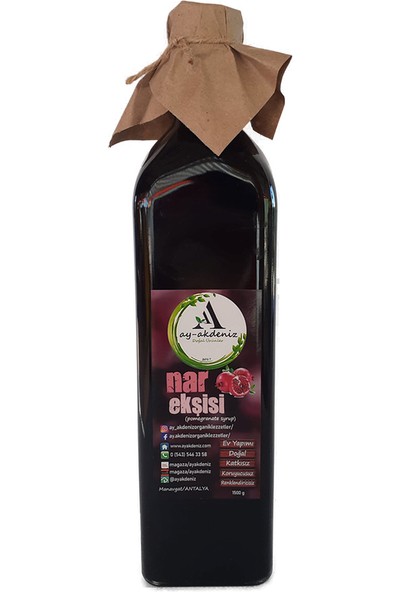 Ay Akdeniz Nar Ekşisi 1 lt