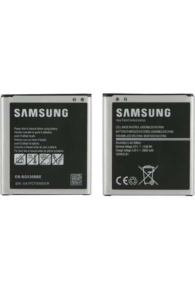 Samsung Galaxy J500 J5 Için Samsung EB-BG530BBE 2600 Mah Batarya Samsung Galaxy J500 J5 Için Samsung EB-BG530BBE 2600 Mah Batarya