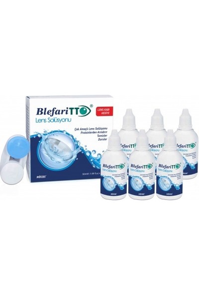 Blefarıtto Lenss Solusyonu 60 Ml*6 Li Paket Blefarıtto Lenss Solusyonu 60 Ml*6 Li Paket