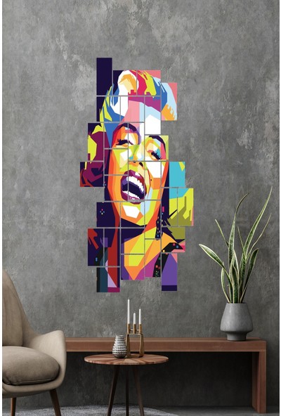 Mrv Dekor Puzzle 30 Parça Tablo Seti Marilyn Monroe