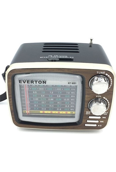 Everton Shaver RT-801 Nostaljik Bluetooth Radyo Everton Shaver RT-801 Nostaljik Bluetooth Radyo