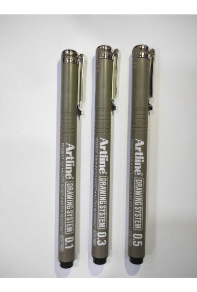 Artline Drawing System Teknik Çizim Kalemi 3'lü Set Artline Drawing System Teknik Çizim Kalemi 3'lü Set