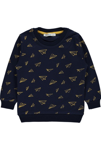 Civil Boys Erkek Çocuk Sweatshirt 2-5 Yaş Lacivert