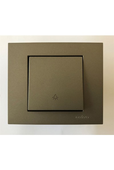 Çağatay Elektrik Çağatayelektrik Ovivo Grano Antrasit Lıght Zil Anahtarı Mekanizma+Çerçeve Çağatay Elektrik Çağatayelektrik Ovivo Grano Antrasit Lıght Zil Anahtarı Mekanizma+Çerçeve
