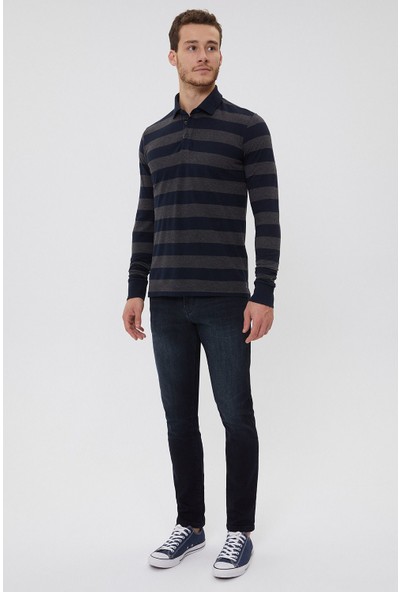 Lee Cooper Mark Erkek Polo Yaka Sweatshirt Lee Cooper Mark Erkek Polo Yaka Sweatshirt