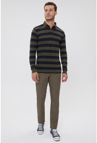 Lee Cooper Mark Erkek Polo Yaka Sweatshirt Lee Cooper Mark Erkek Polo Yaka Sweatshirt