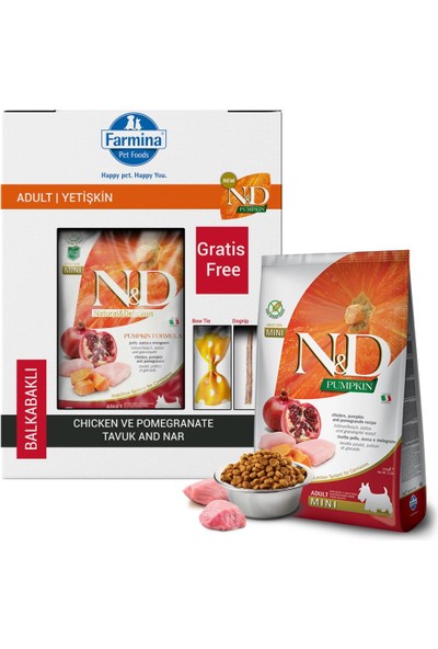 N&D Nd Pumpkin Tavuk ve Nar Mini Küçük Irk Köpek Maması 7 kg