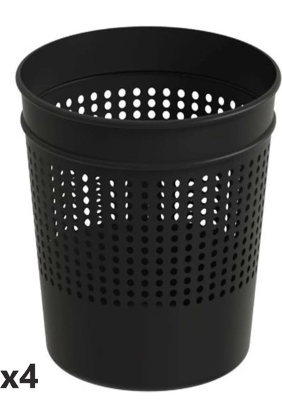 Palex 4 Adet Metal Masa Altı Delikli Çöp Kovası 13 Lt Palex 4 Adet Metal Masa Altı Delikli Çöp Kovası 13 Lt