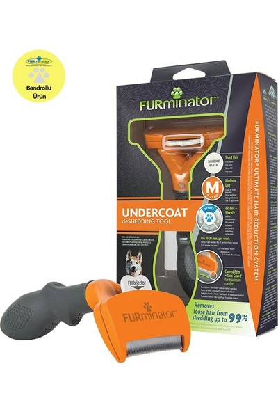 Furminator Shorthair M Orta Irk Kısa Tüylü Köpek Tarağı Furminator Shorthair M Orta Irk Kısa Tüylü Köpek Tarağı