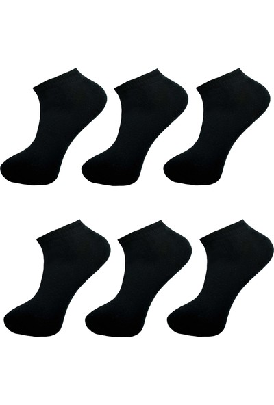 Lara Çorap 6'lı Düz Siyah Erkek Patik Çorap (40-46) Lara Çorap 6'lı Düz Siyah Erkek Patik Çorap (40-46)