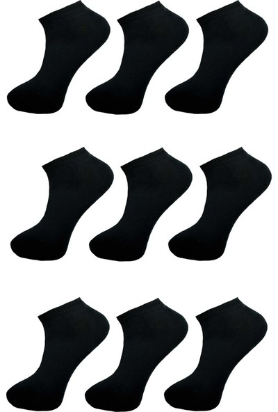 Lara Çorap 9'lu Düz Siyah Erkek Patik Çorap (40-46) Lara Çorap 9'lu Düz Siyah Erkek Patik Çorap (40-46)
