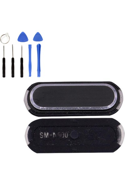 Telefon Kulübesi Samsung Note 2 N7100 Home Tuş Bordu + Tamir Seti Beyaz