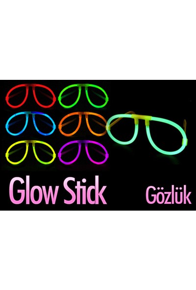 ERPA ToysShop Glowstick Karanlıkta Yanan Parti Gözlüğü 12 Adet ERPA ToysShop Glowstick Karanlıkta Yanan Parti Gözlüğü 12 Adet