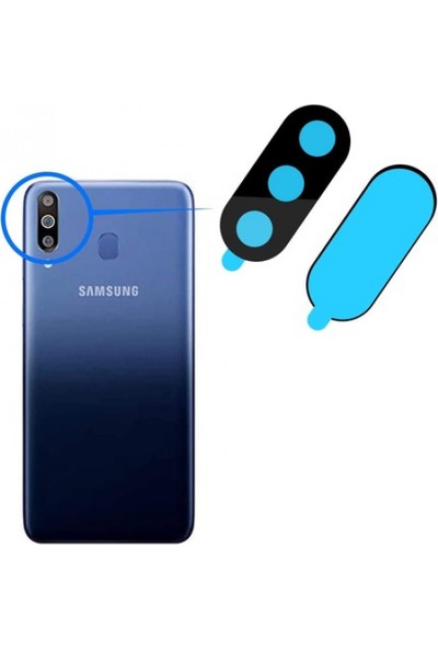 Telefon Kulübesi Samsung M30 M305 Kamera Camı Lens Telefon Kulübesi Samsung M30 M305 Kamera Camı Lens