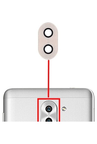 Telefon Kulübesi Huawei Mate 9 Lite Kamera Camı Lens Telefon Kulübesi Huawei Mate 9 Lite Kamera Camı Lens