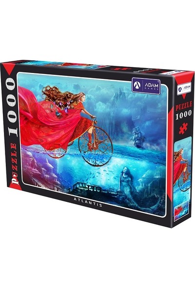 Adam Games Puzzle Atlantis 1000 Parça Puzzle (48X68) Adam Games Puzzle Atlantis 1000 Parça Puzzle (48X68)