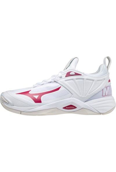 Mizuno Wave Momentum 2 Unisex Voleybol Ayakkabısı Beyaz Mizuno Wave Momentum 2 Unisex Voleybol Ayakkabısı Beyaz