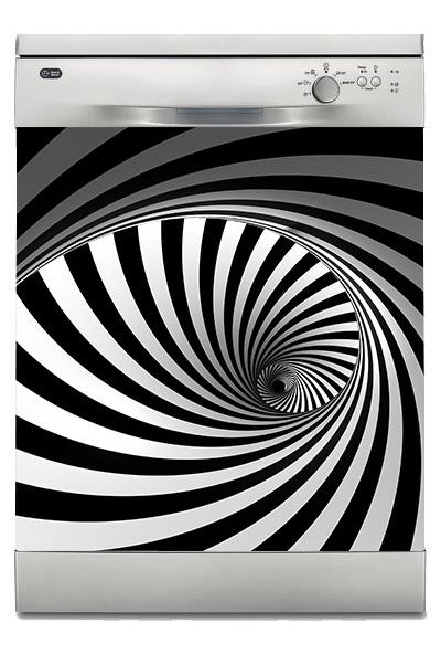 Sticker Art Bulaşık Makinesi Sticker Kaplama Beyaz Eşya Kaplama Boşluk