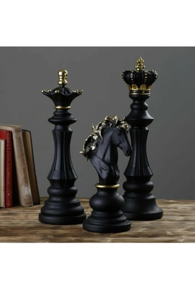 Cemrela Art Satranç Dekoratif Obje Set Cemrela Art Satranç Dekoratif Obje Set