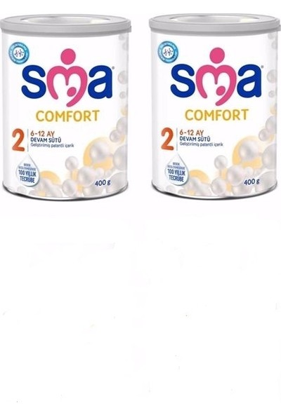 Sma Comfort 2 Devam Sütü 400 gr 2'li Avantaj Paketi Sma Comfort 2 Devam Sütü 400 gr 2'li Avantaj Paketi