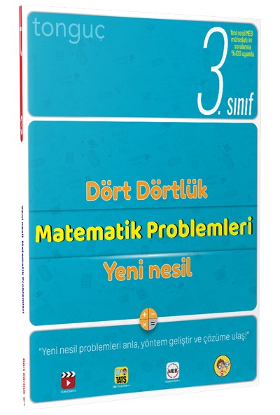 Tonguç Akademi 2022 3. Sınıf Dört Dörtlük Matematik Tonguç Akademi 2022 3. Sınıf Dört Dörtlük Matematik
