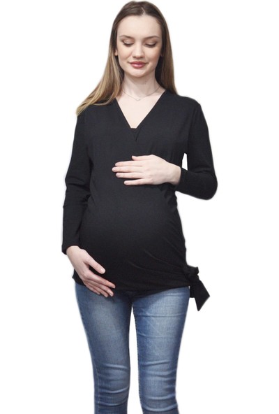 Merliyn Bağcıklı Hamile Tunik Mr-33