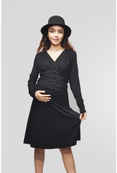 Merliyn Korsajlı Hamile Elbise MR-141