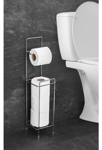 Orsa Home Kare Yedekli Wc Kağıtlık Orsa Home Kare Yedekli Wc Kağıtlık