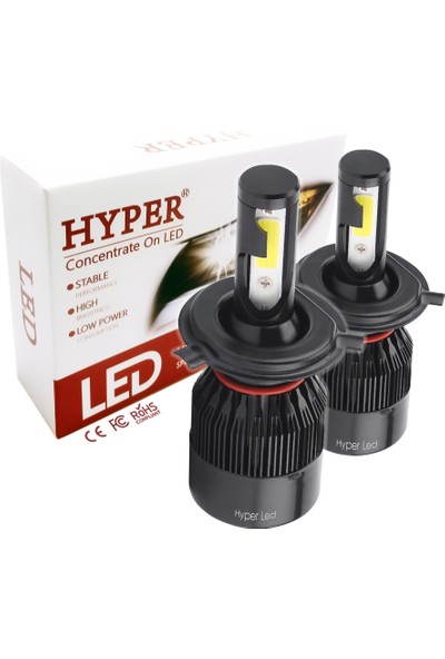 Hyper Led Xenon Far Ampul 9000 Lümen 6500K Şimşek Etkili Hyper Led Xenon Far Ampul 9000 Lümen 6500K Şimşek Etkili