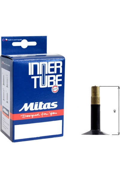 Mitas 28/29X1.75-2.45 AV48 Kalın Sibop Iç Lastik Mitas 28/29X1.75-2.45 AV48 Kalın Sibop Iç Lastik