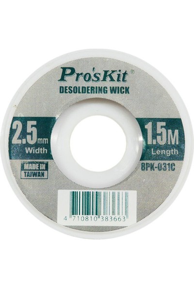 Proskit 8PK-031C Lehim Sökme Fitili Proskit 8PK-031C Lehim Sökme Fitili