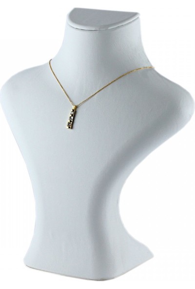 Entina Manken Kolyelik Takı Standı Organizer Kolye Askılığı Beyaz