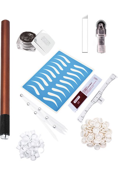 ® Microblading Eğitim Seti 10 Parça Manuel Kalıcı Makyaj Seti ® Microblading Eğitim Seti 10 Parça Manuel Kalıcı Makyaj Seti