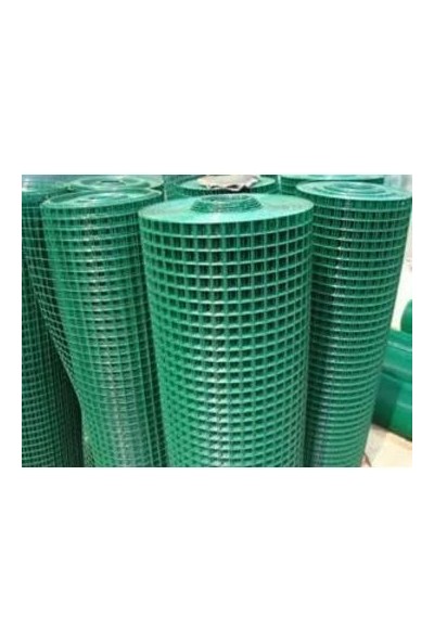 Yamanlar Pvc Kaplı Puntalı Yeşil Tel 12X12 Gözaralıklı 120M Eninde-Kafes Teli-Kümes TELI-120X5METRE