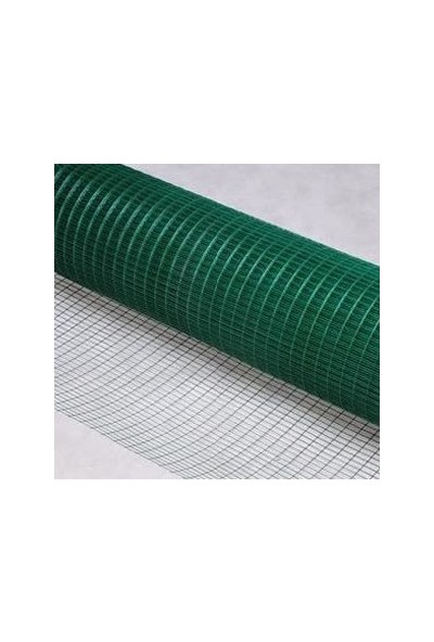 Yamanlar Pvc Kaplı Puntalı Yeşil Tel 12X12 Gözaralıklı 120M Eninde-Kafes Teli-Kümes TELI-120X3METRE