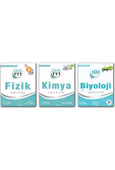 Palme Yayıncılık Palme Tyt Fizik Kimya Biyoloji Soru Kitabı Fen Set 3 Kitap
