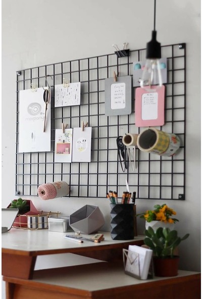 Olgun Home Fotoğraf Askısı Tel Askılık Metal Pano Duvar Askılığı