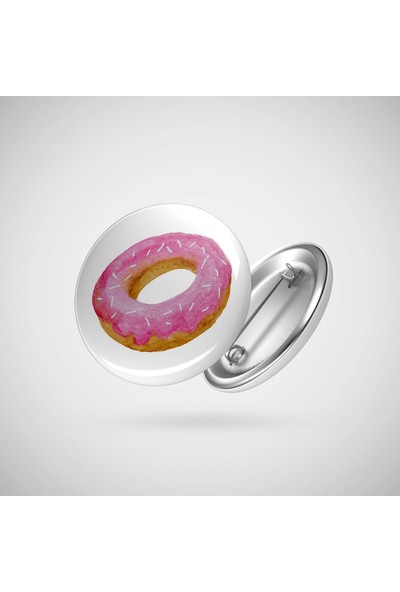Fizello Watercolor Donut - Pink Rozet Fizello Watercolor Donut - Pink Rozet