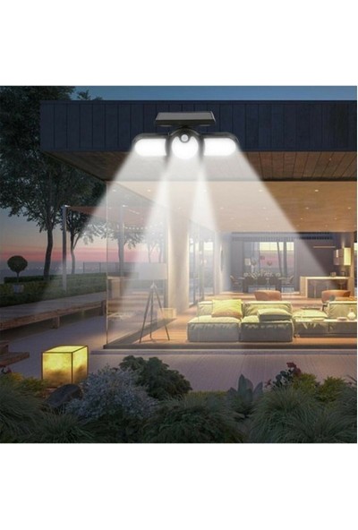 My Black Solar Güneş Enerjili 112 Ledli Hareket Sensörlü Büyük Boy Bahçe Aydınlatma Sokak Lambası My Black Solar Güneş Enerjili 112 Ledli Hareket Sensörlü Büyük Boy Bahçe Aydınlatma Sokak Lambası