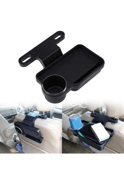 Techmaster 3r Araç Için Koltuk Arkası Bardak Telefon Tutucu Masa Organizer