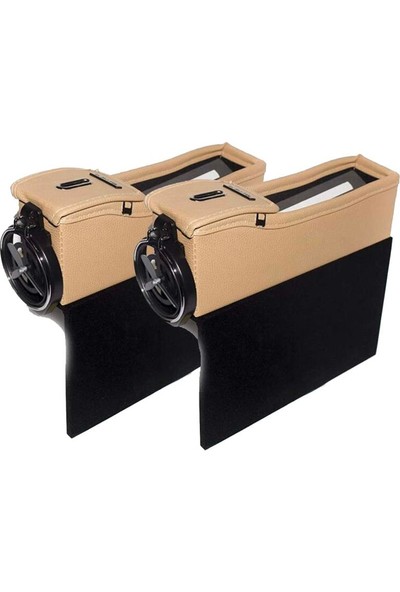 Techmaster Araç Içi Şoför ve Yolcu Yanı Organizer Kumbara Bardak Tutucu Bej Techmaster Araç Içi Şoför ve Yolcu Yanı Organizer Kumbara Bardak Tutucu Bej