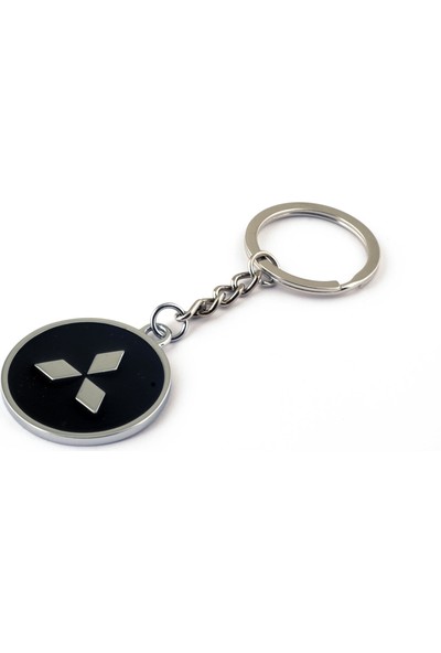 Techmaster Mitsubishi Logo Amblemli Krom Araba Oto Anahtarlık Techmaster Mitsubishi Logo Amblemli Krom Araba Oto Anahtarlık