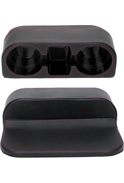 Techmaster Araç Için Koltuk Yanı Arası Deri Bardak Bardaklık Tutucu Siyah Techmaster Araç Için Koltuk Yanı Arası Deri Bardak Bardaklık Tutucu Siyah