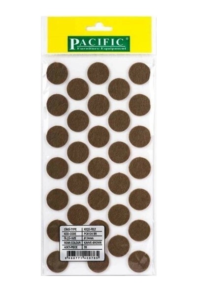 Pacific Kaydırmaz Keçe Yuv. 1plk=33 Ad Q-24 Kahve Pacific Kaydırmaz Keçe Yuv. 1plk=33 Ad Q-24 Kahve